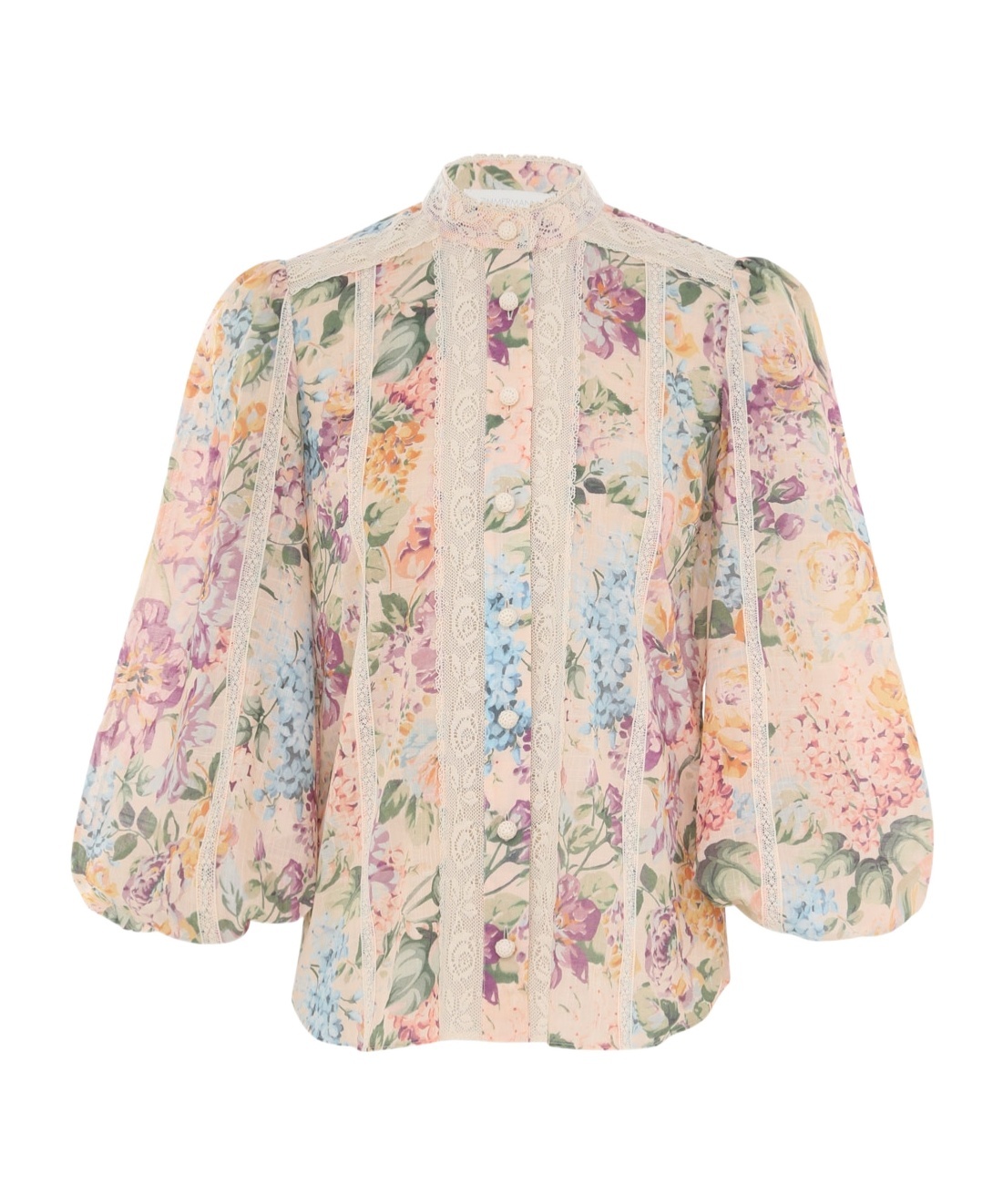 ZIMMERMANN Zimmermann Halliday Laced Trim Shirt